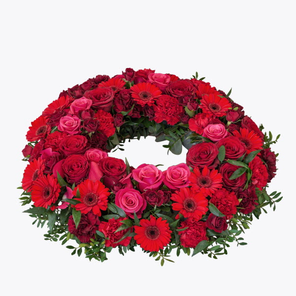 Funeral Wreath | Red Velvet | Funeral Florist Netherlands