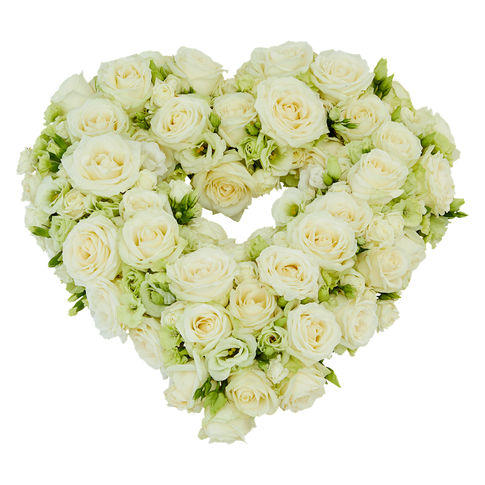 Funeral heart "Honestly" - Flowers.NL®