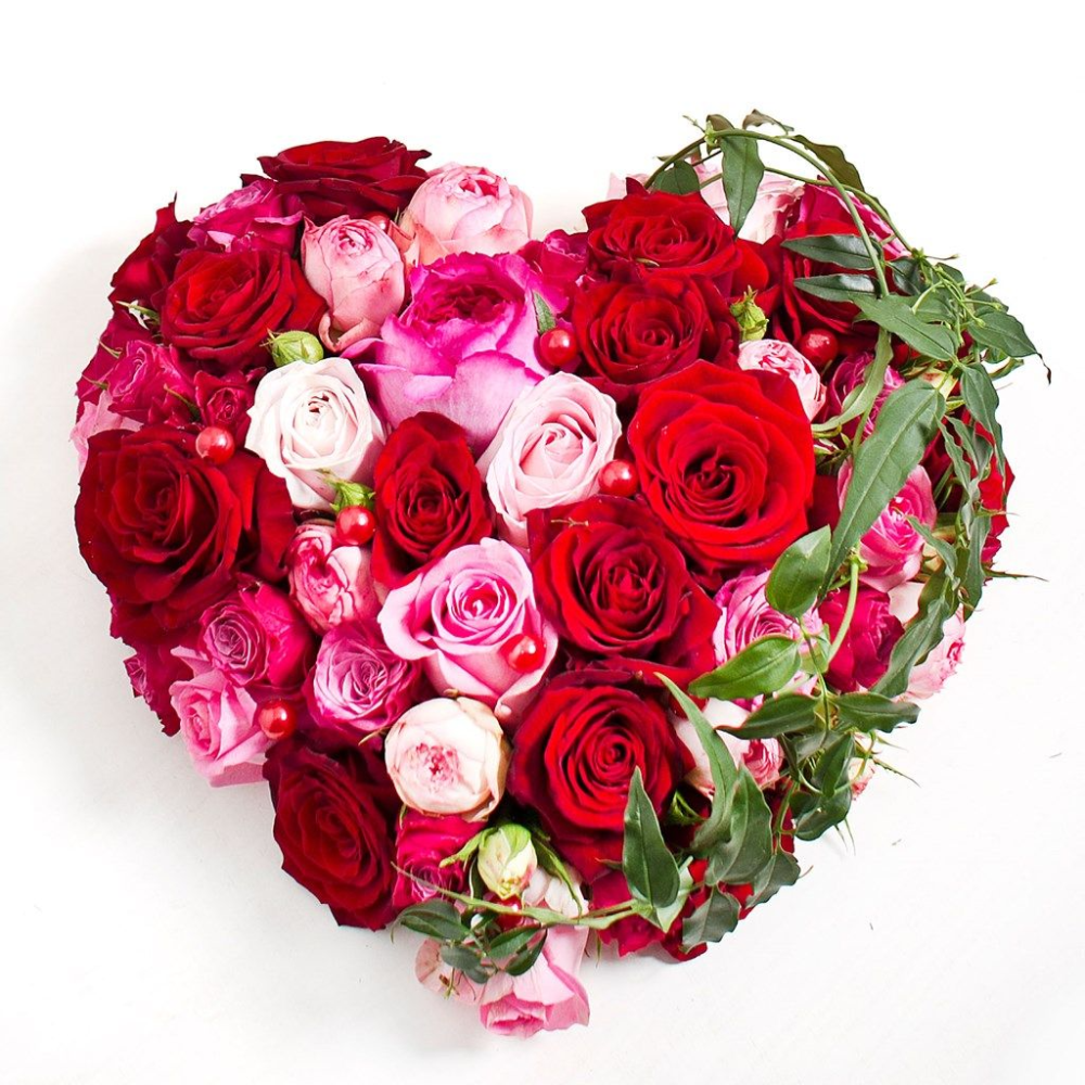 Funeral Heart 'Warm Colors' - #1 Funeral Florist Netherlands®